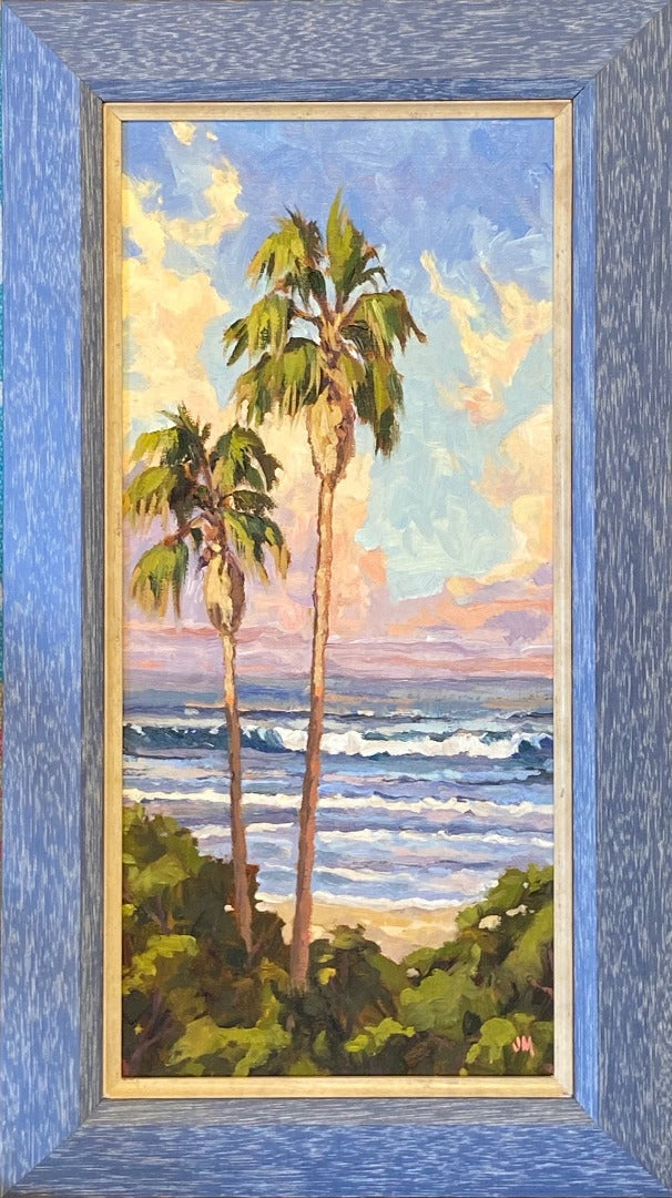 Cardiff Reef Morning Light 8" x 16" – Jim McConlogue Fine Art & Graphics